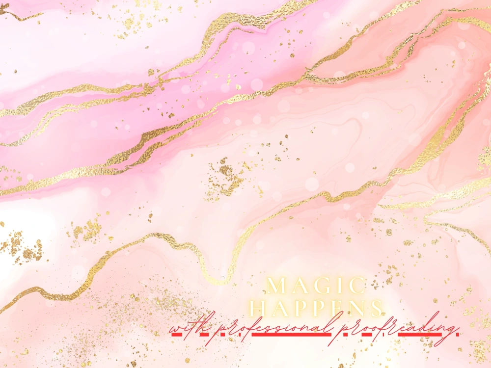 Proofreading and grammar, spelling, punctuation and formatting ...