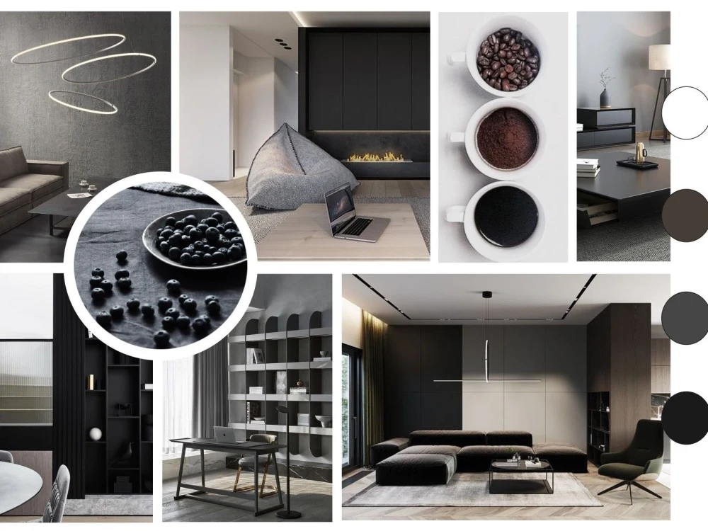 A moodboard/sample board to highlight your interior ideas | Upwork