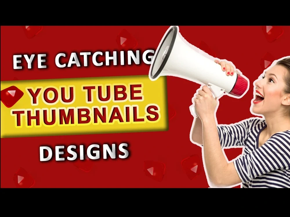 Amazing eye catching Youtube thumbnails | Upwork