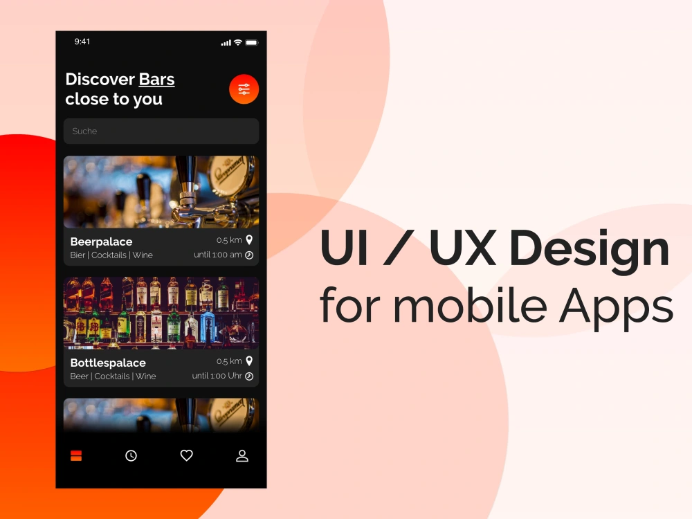 A modern User Interface Design for your mobile App | Upwork