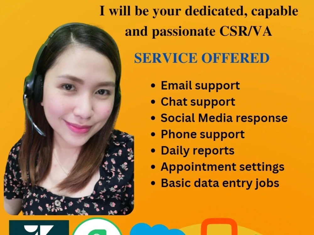 A Customer Service Representative for your business | Upwork