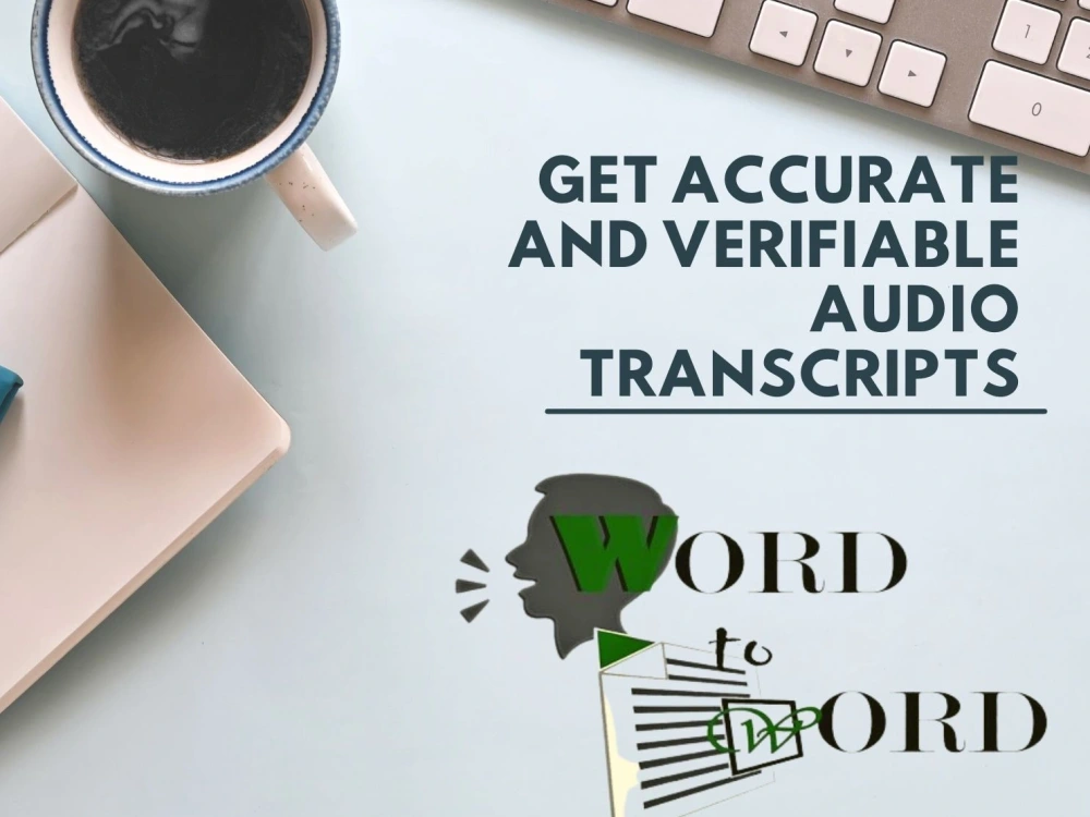 Easy to read accurate transcripts with timestamps for easy navigation. | Upwork