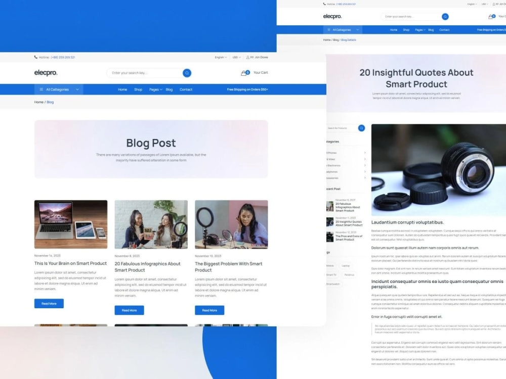 Custom Website Using Html React Css Bootstrap Js Ts Php Next