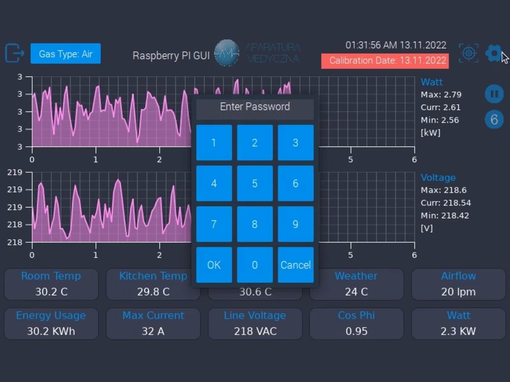 Amazing gui/sensor software for Raspberry Pi | Upwork