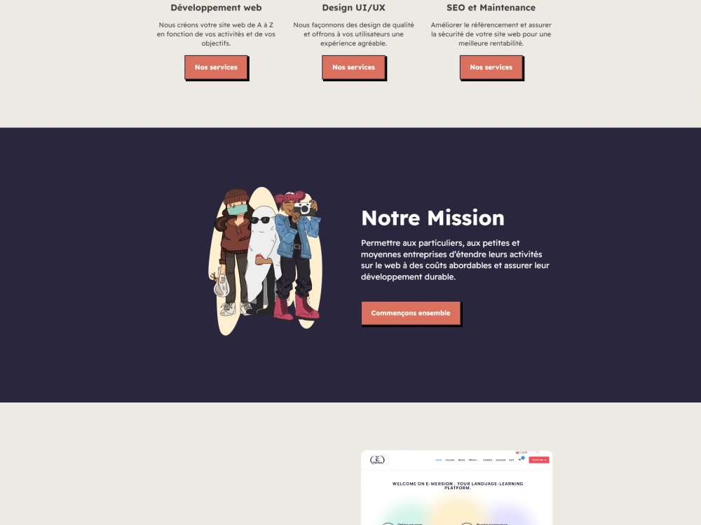 An amazing modern landing page the written code | Upwork