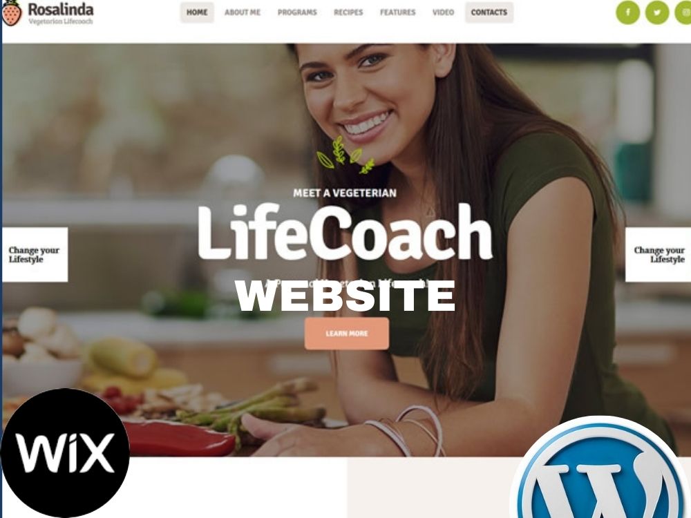 Life Coach Website, Life Coach Blog Website, Redesign Life Coaching Website | Upwork
