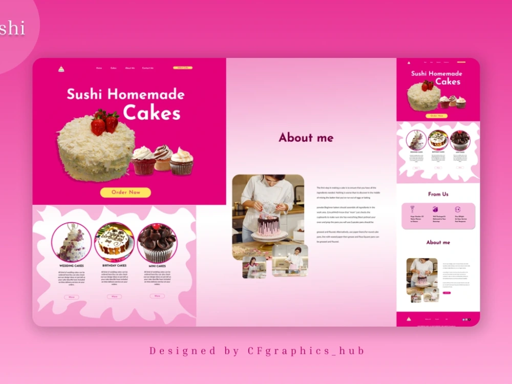 Eyecatching web design with stunning UI & UX that will be responsive ...