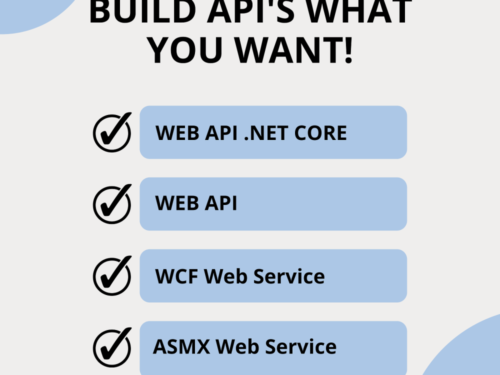 C#.net rest API's | Upwork