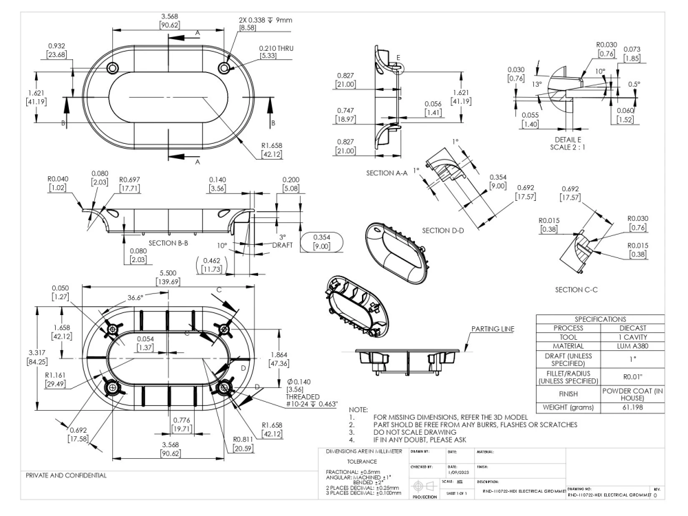 Professionally made manufacturing drawings | Upwork