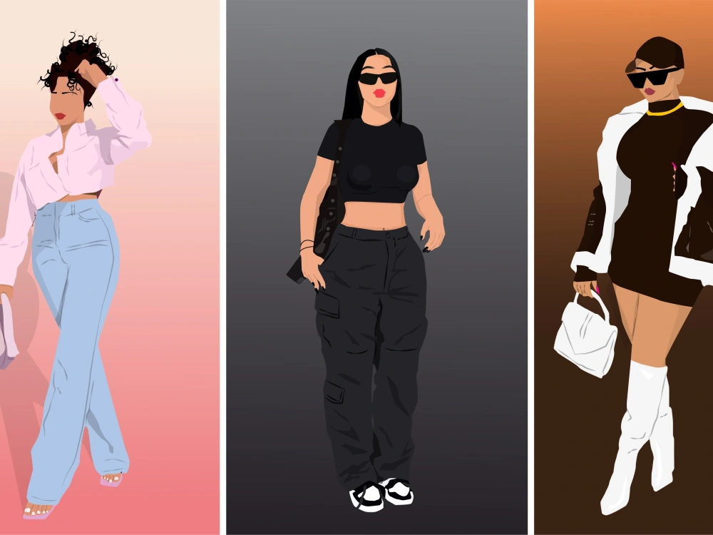 A unique minimal flat vector illustration of people | Upwork
