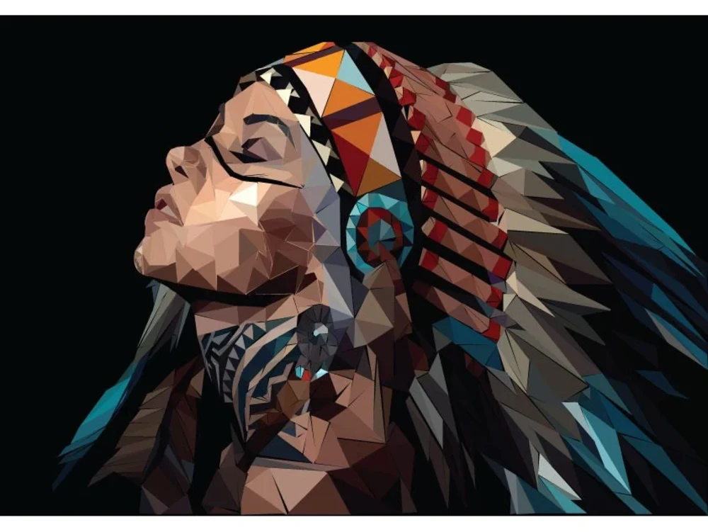 A fantastic poly portrait | Upwork
