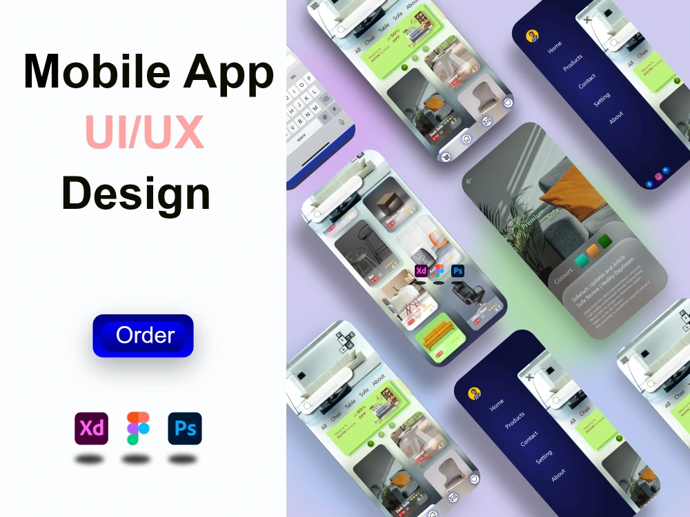 An amazing mobile app ui design | Upwork