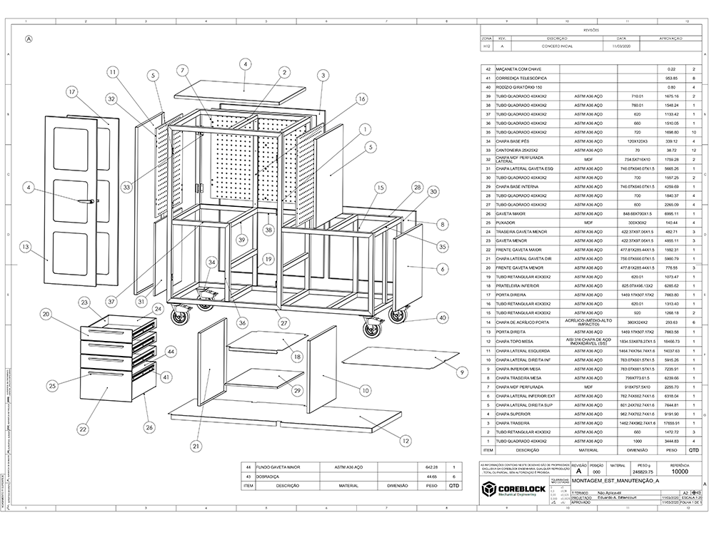 CAD files to manufacture a prototype with 3d models and technical ...