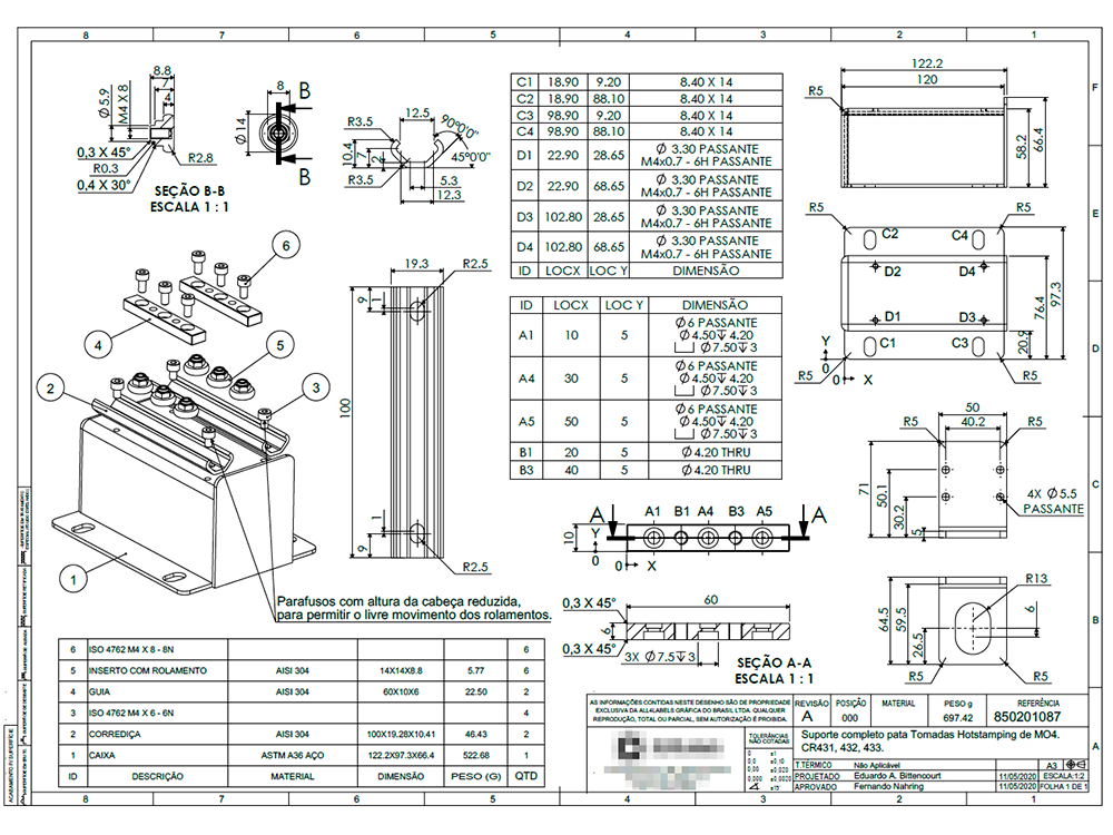 CAD files to manufacture a prototype with 3d models and technical ...