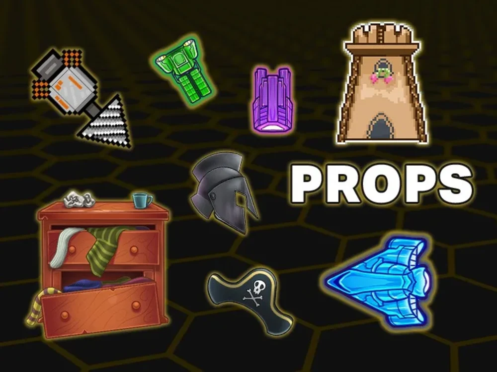 2D character, environment, or prop for video games, business, or NFT ...