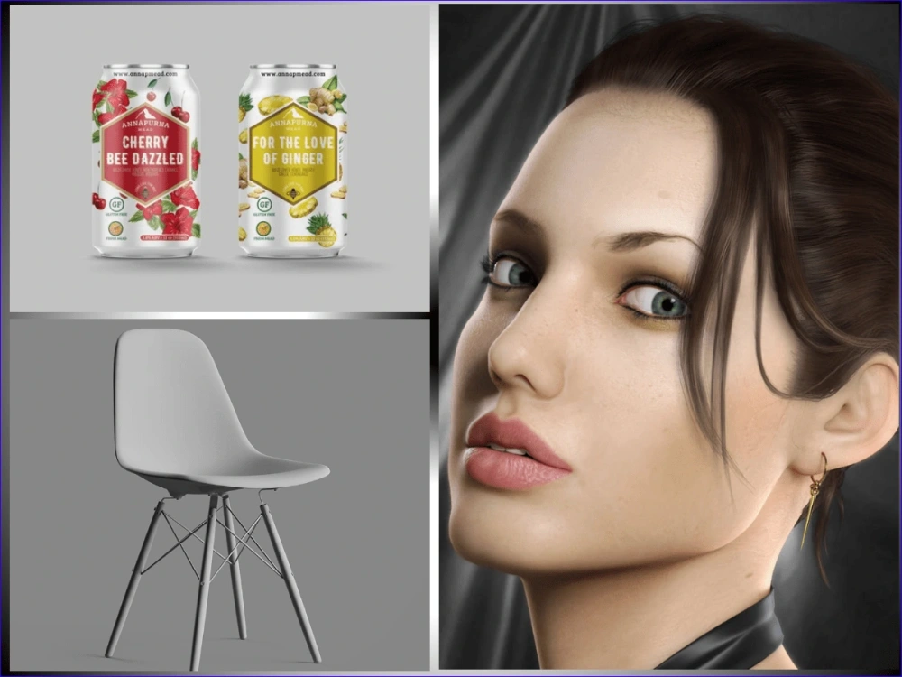 3d design of any object, realistic render, rigging, texturing in ...