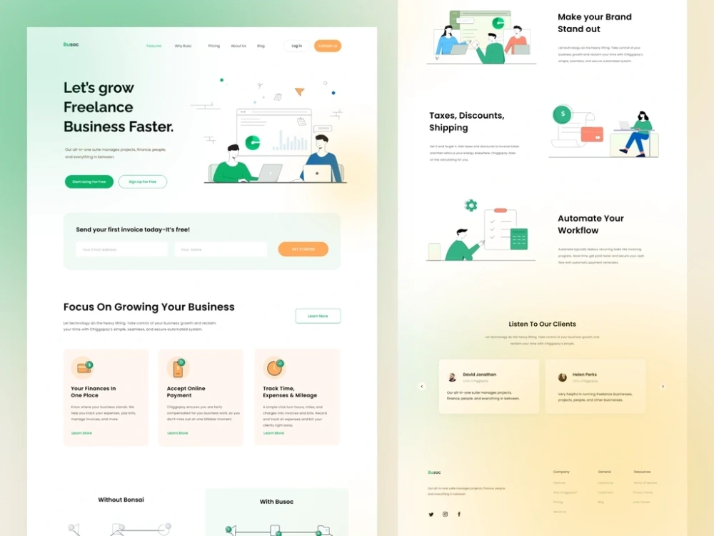 A creative, unique and high quality website UI UX | Upwork