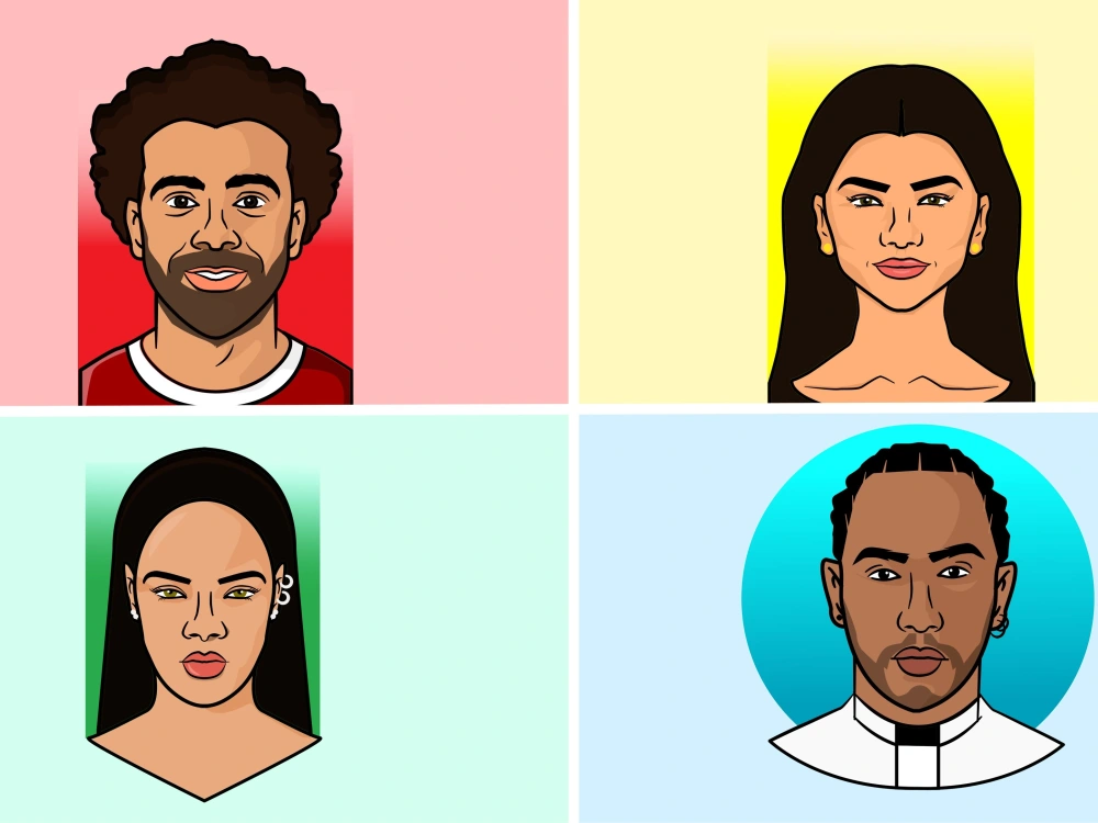 A simple cartoon avatar or caricature of your photo | Upwork