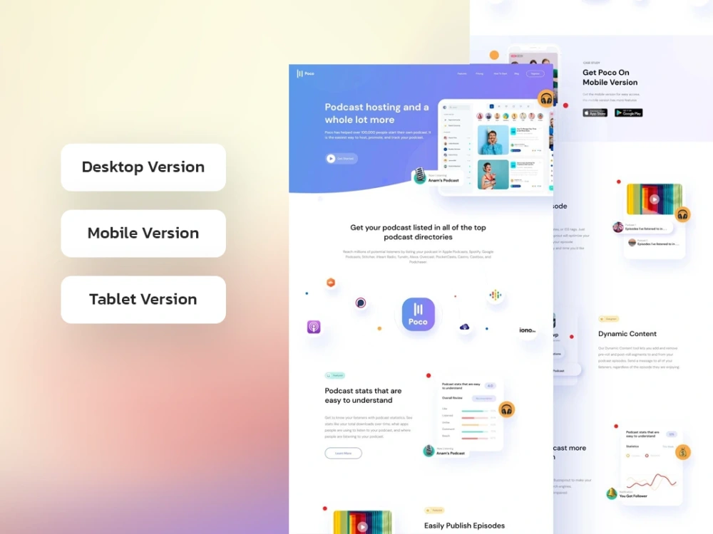 Creative website UI UX, landing page, dashboard | Upwork