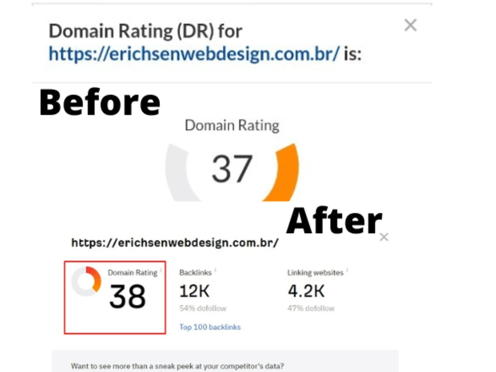 Increase ahrefs domain rating DR 50+ plus | Upwork