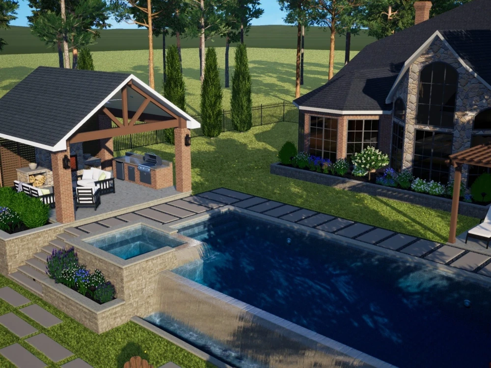 2D & 3D Landscape design created in VIP 3D Structure studios software ...