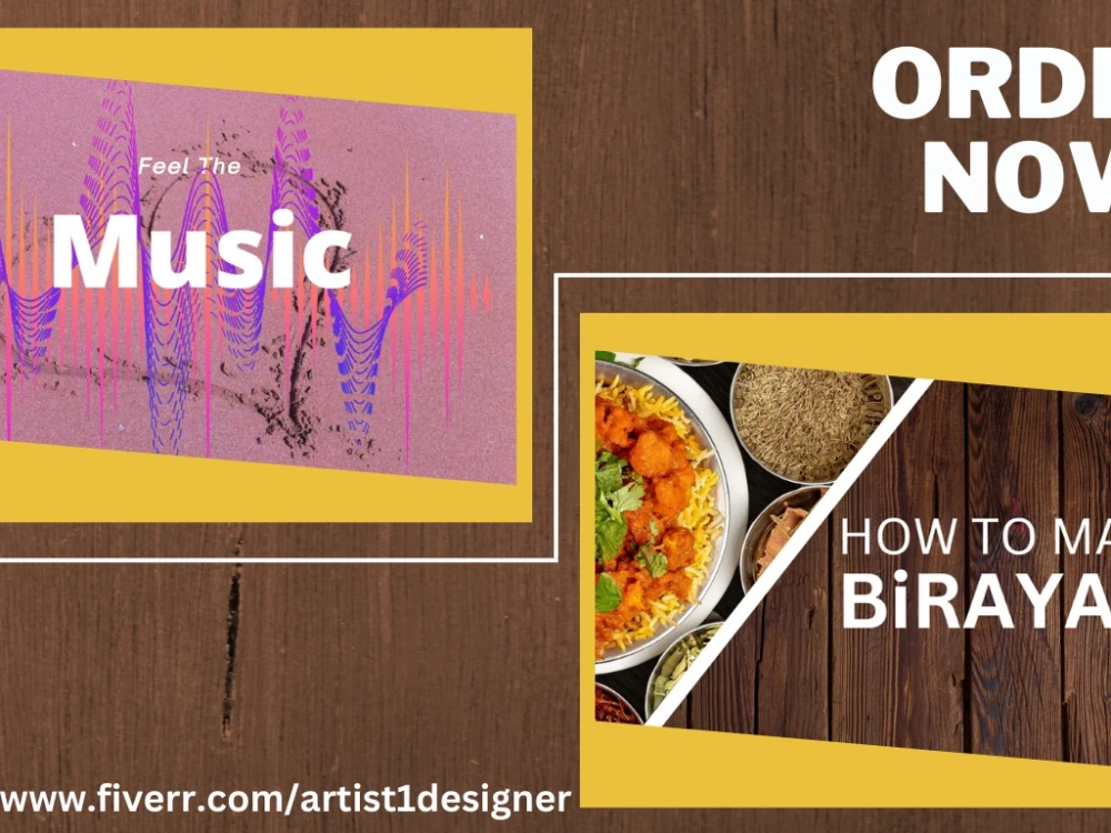 Vibrant youtube thumbnail design | Upwork