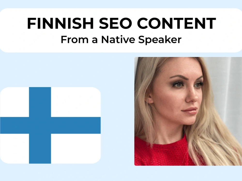 Native Finnish SEO Content Writer | Upwork