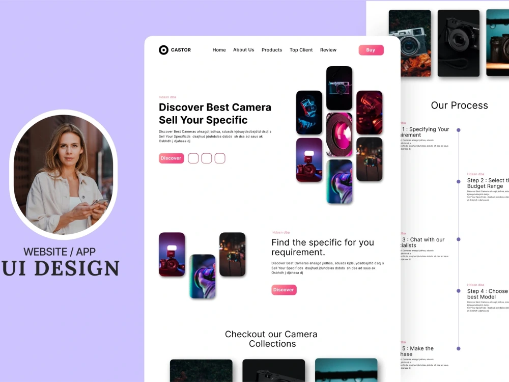 Clean and modern WEBSITE Designed | Upwork
