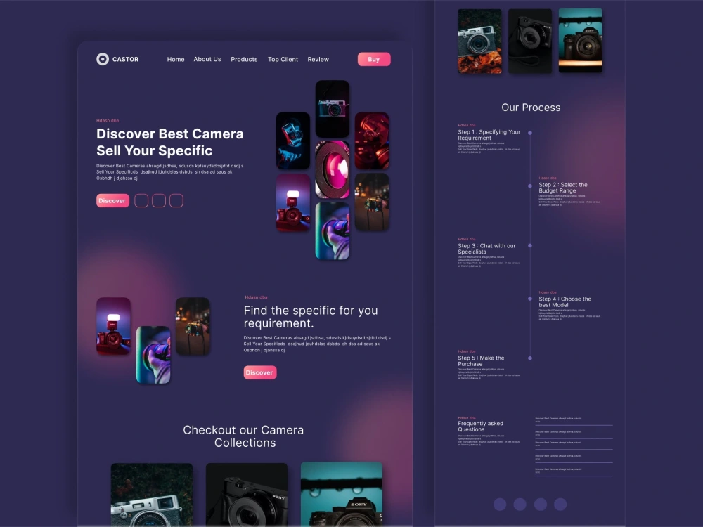 Clean and modern WEBSITE Designed | Upwork
