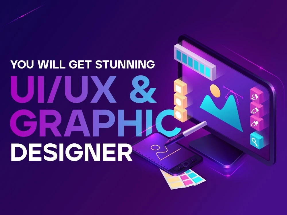 A stunning UI/UX and graphic designing services | Upwork
