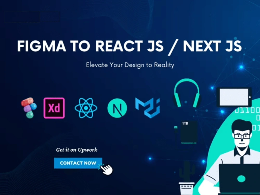 Figmapsd Design Conversion To Reactnextjs Upwork 1566