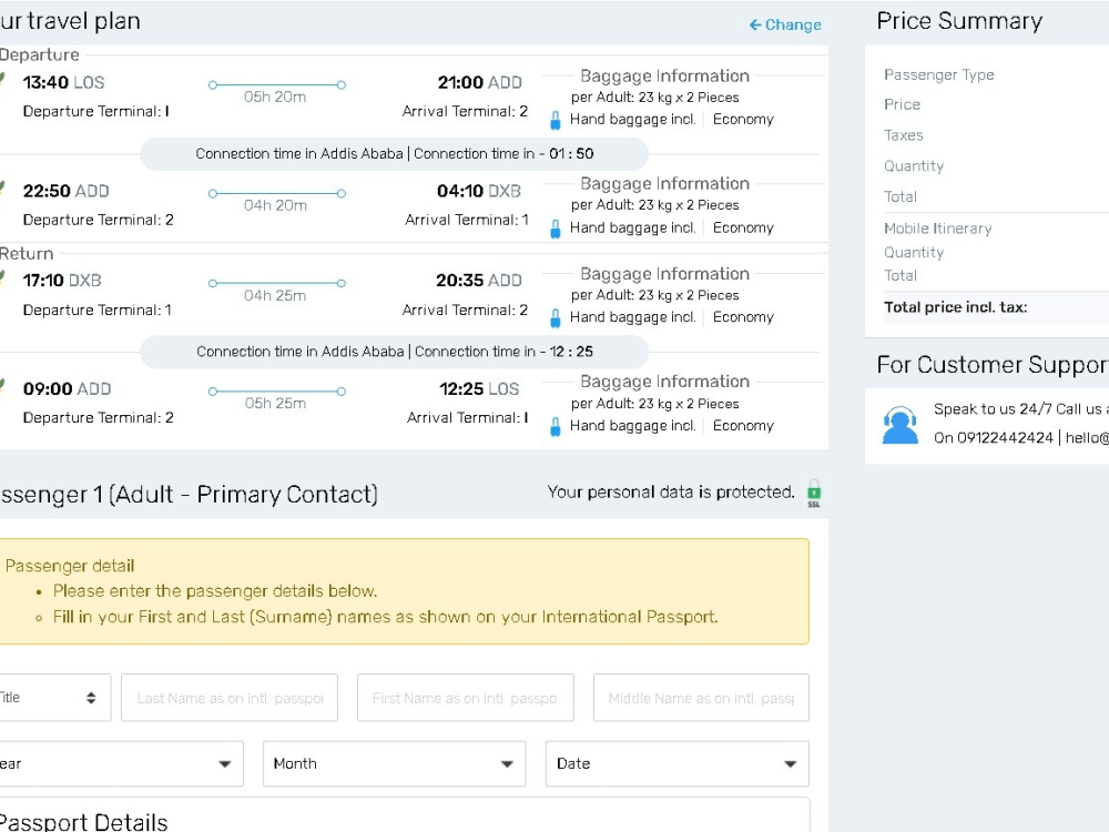 Full Amadeus/Sabre Flight API Booking Solution (TRAVEL OTA) | Upwork