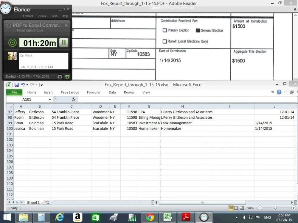 Data Entry Projects on your fingure tips | Upwork