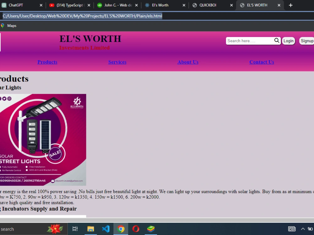 An amazing website built using react.js | Upwork