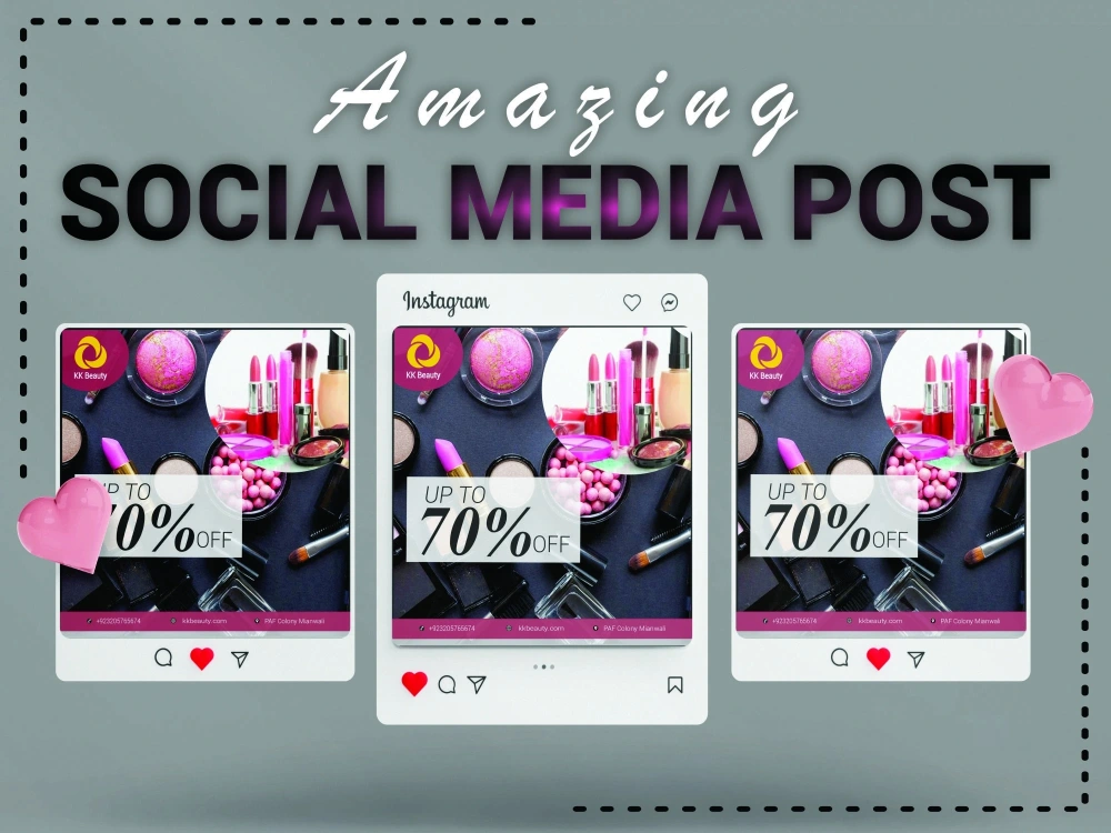 Attractive social media posts design and any graphic design | Upwork