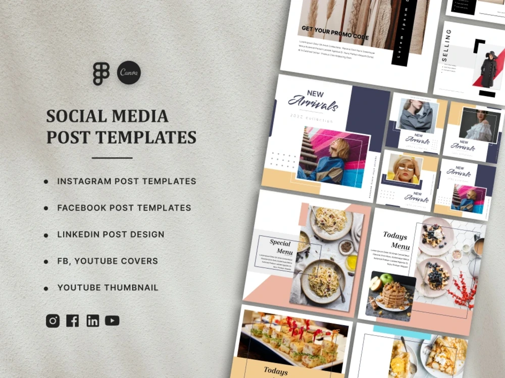 Attractive Instagram Post Templates for your Brand | Upwork