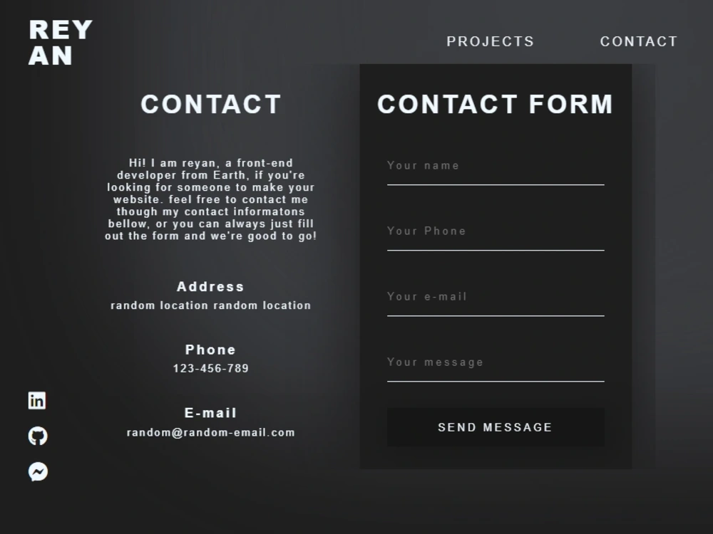 A responsive static landing page | Upwork