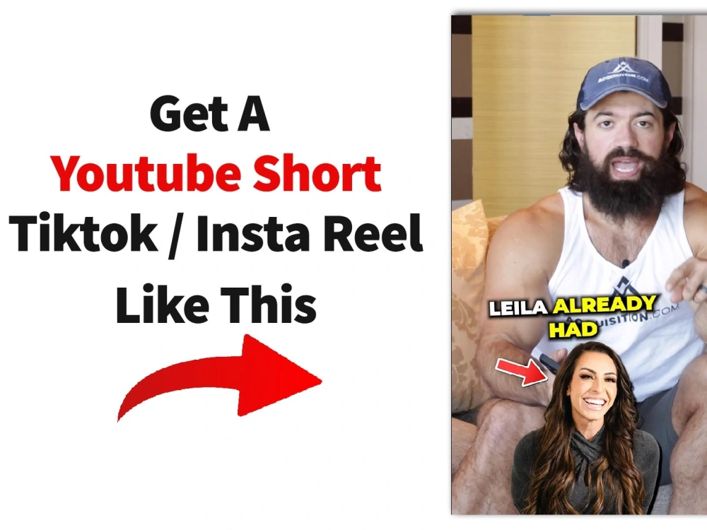 TikTok/Instagram Reels Caption, Alex Hormozi, Ryan Magin, Short Form Editor | Upwork