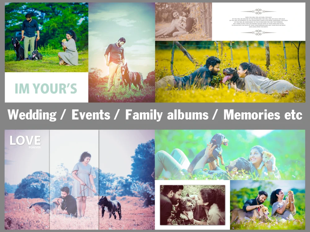 An Amazing Album Design for Wedding / Events / Family / Fashion ...