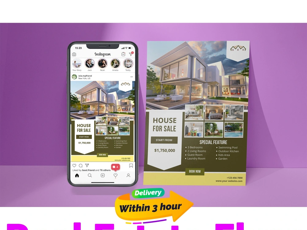 A custom professional flyer or banner for your business | Upwork