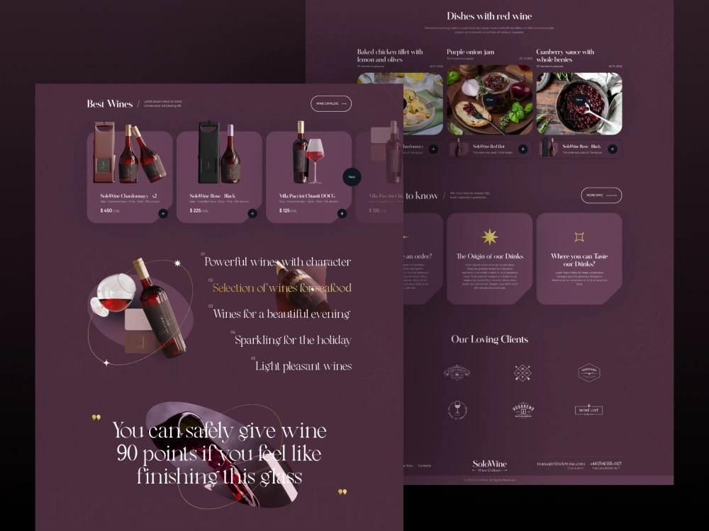 Wine Store - Landing Page | Upwork