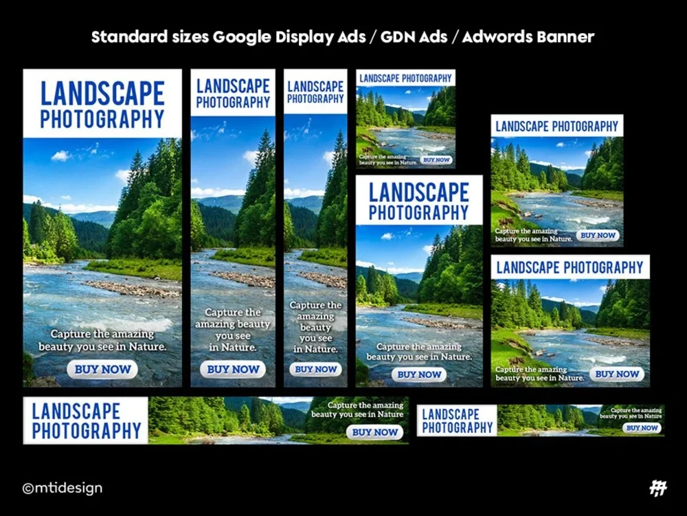 A set of Static Google Display Ads, GDN Ads, Adwords Banner | Upwork