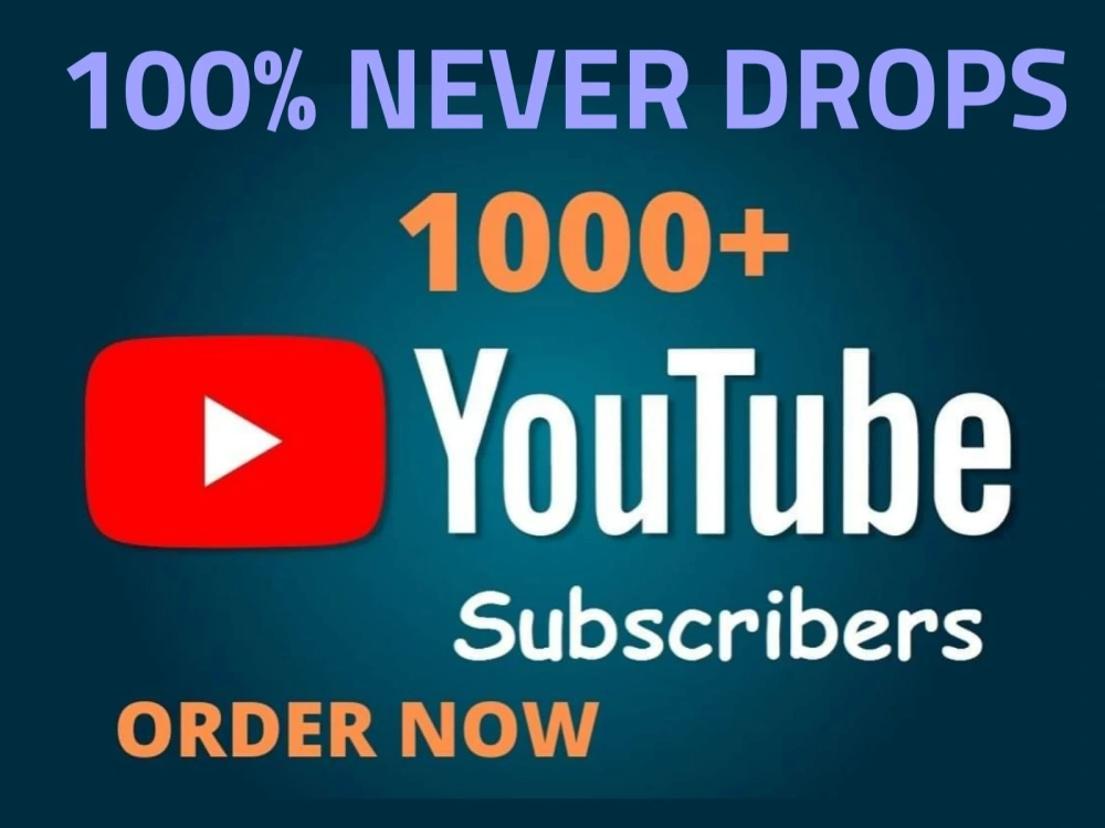 1000+ non drop organic YouTube subscribers | Upwork
