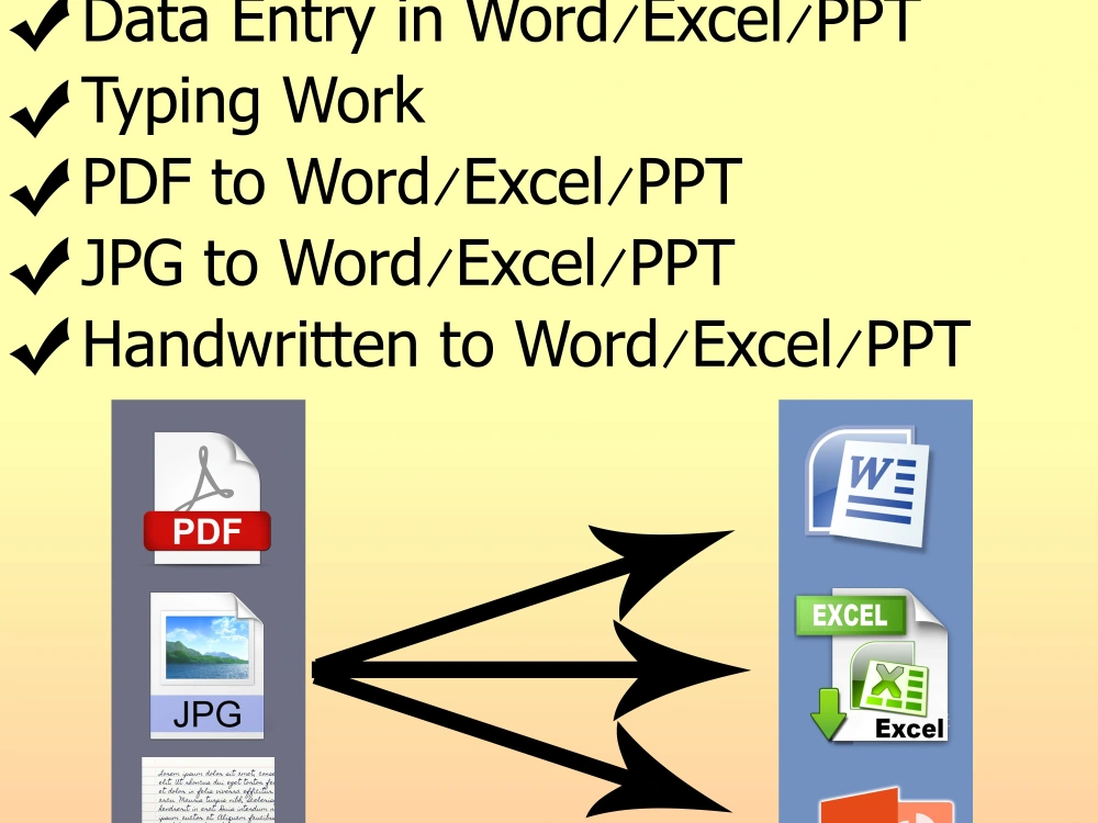 Data Entry & PDF Work for your business, School, Restaurants etc. | Upwork