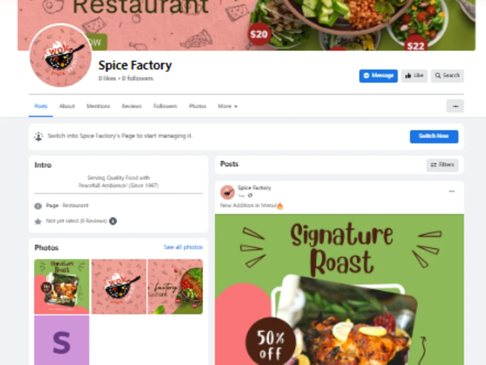 Stunning Facebook,Instagram & Linkedin Business Page Design | Upwork