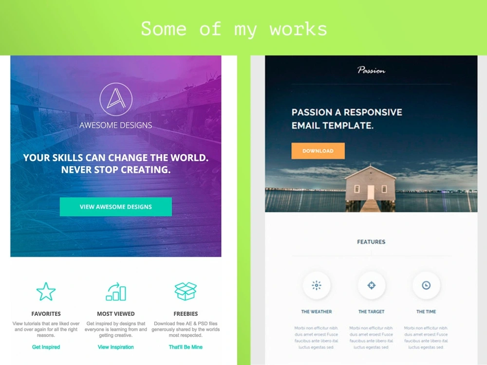 Responsive HTML Email Templates & Newsletters | Upwork