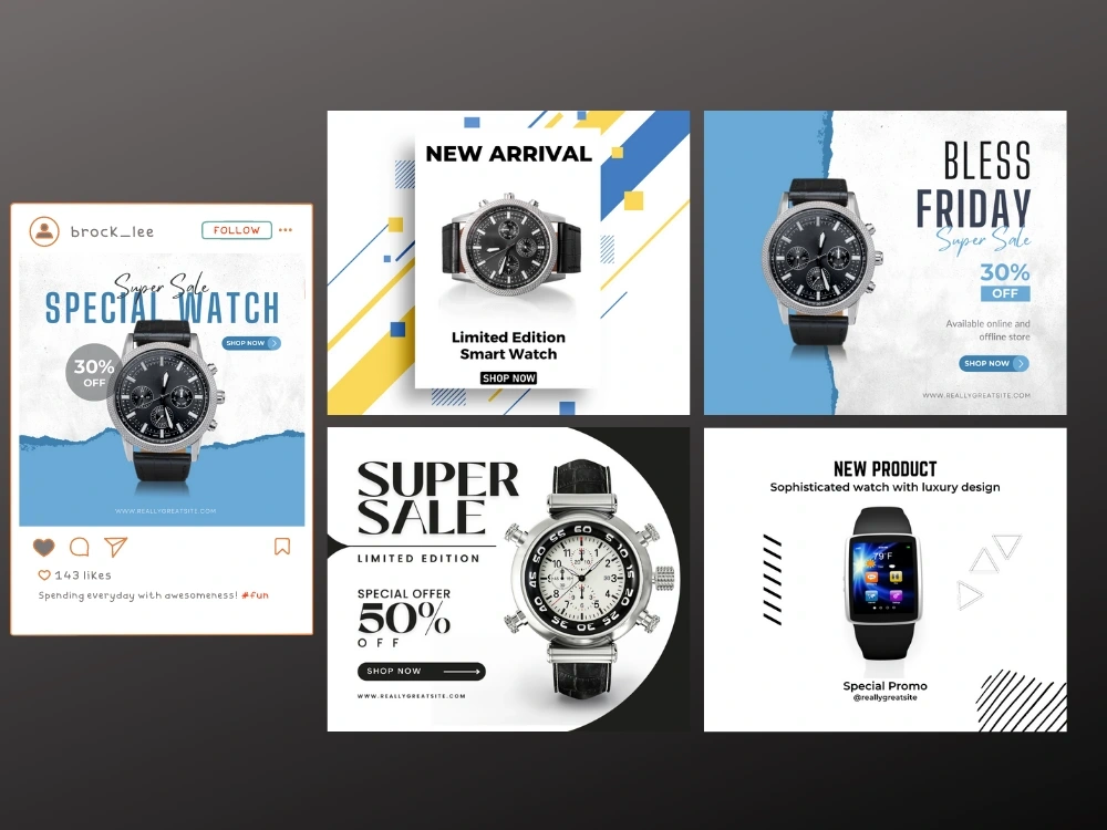 Instagram canva design templates for your social media marketing post ...
