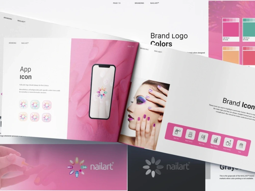 A custom logo and brand style guide and branding kit | Upwork