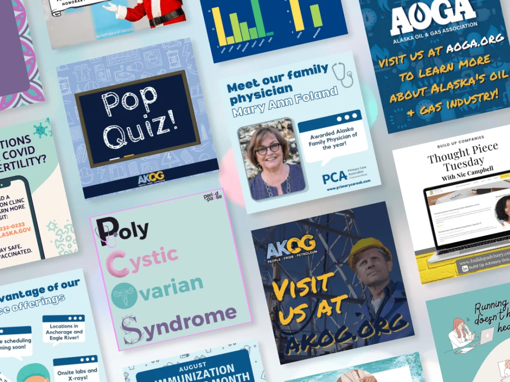 Creative Social Media Graphics: Facebook, LinkedIn, Instagram, Tiktok ...