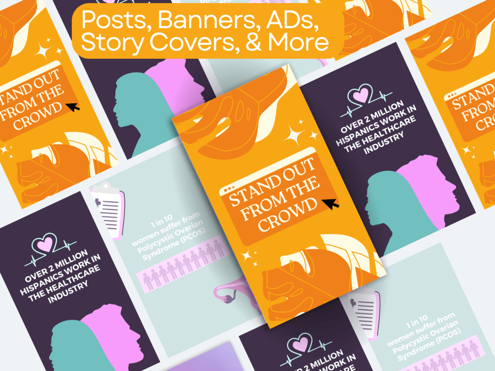 Creative Social Media Graphics: Facebook, LinkedIn, Instagram, Tiktok ...